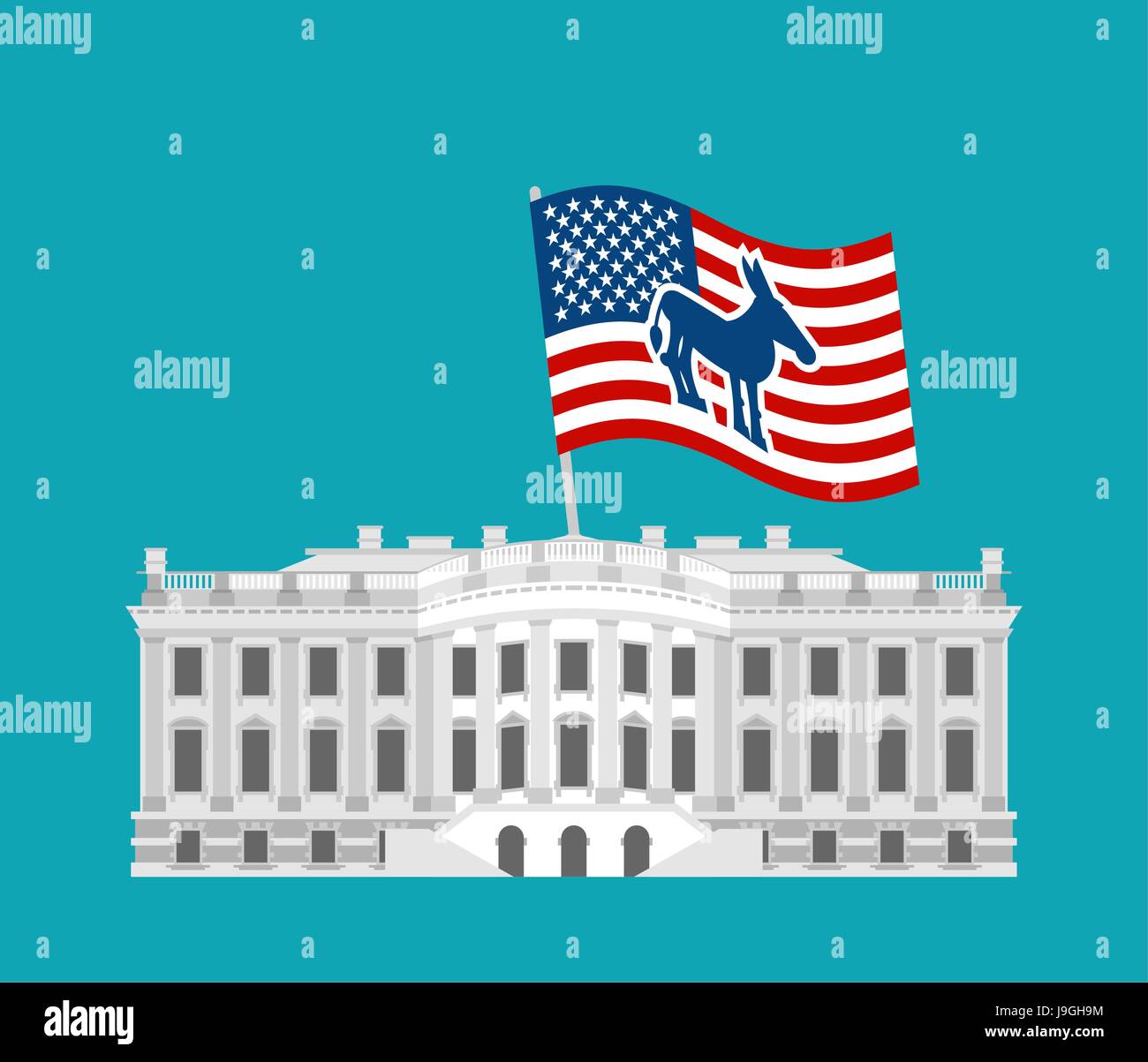 Presidential residence Stock Vector Images - Alamy