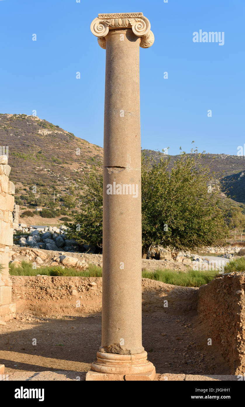 Ancient column patara turkey hi-res stock photography and images - Alamy