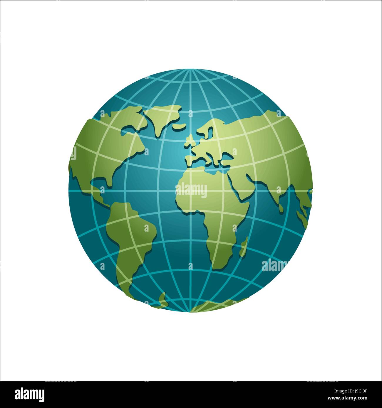 Planet earth globe. Model of sphere. Astronomical objects or celestial ...
