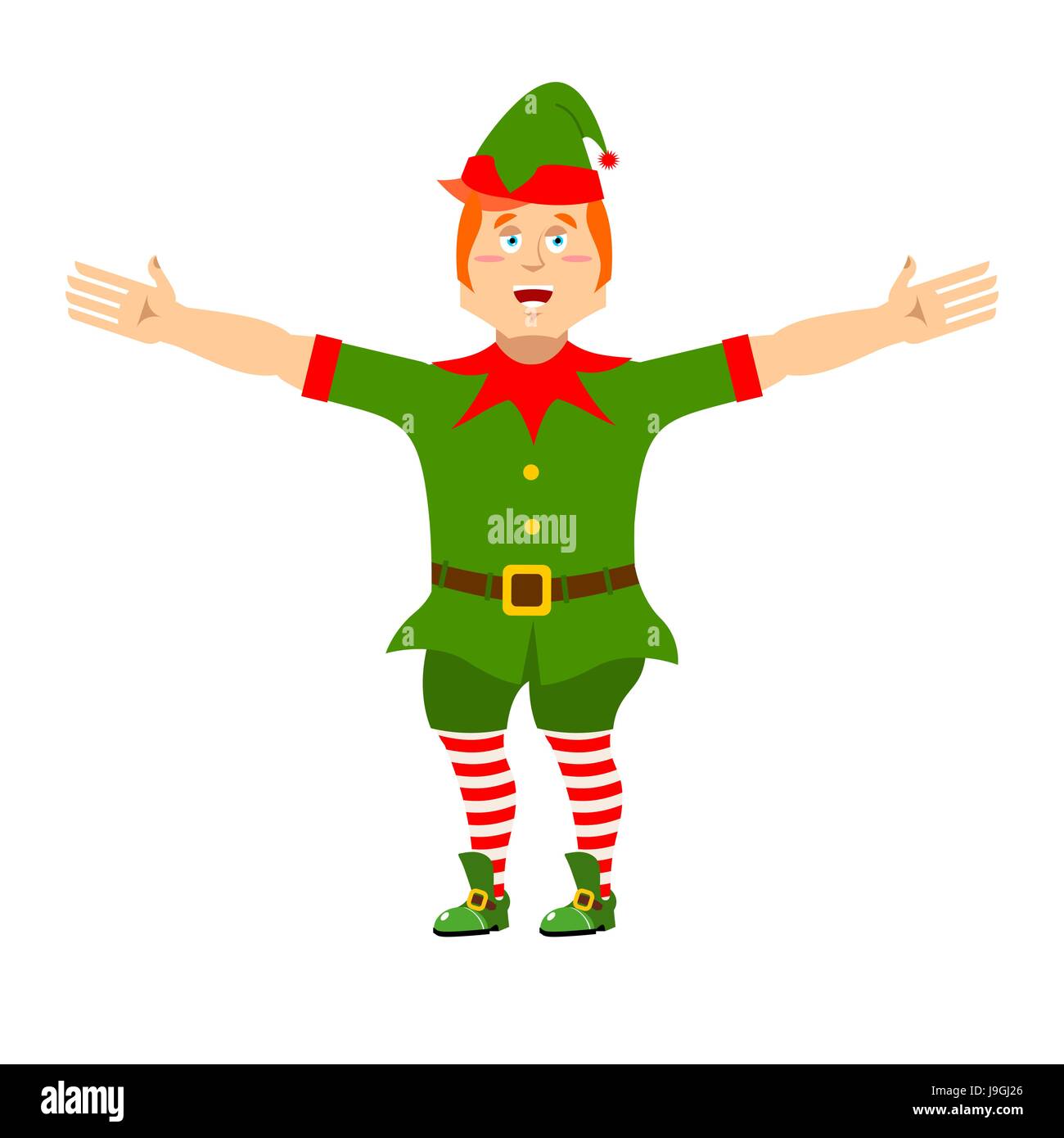 Male in stockings Stock Vector Images - Alamy