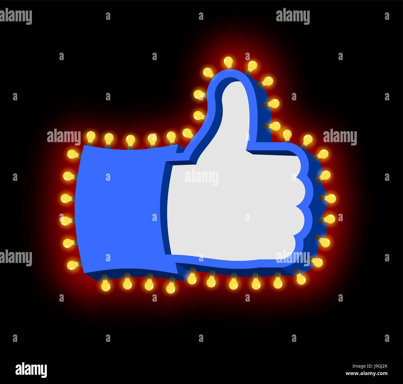 Ok hand bulb Stock Vector Images - Alamy