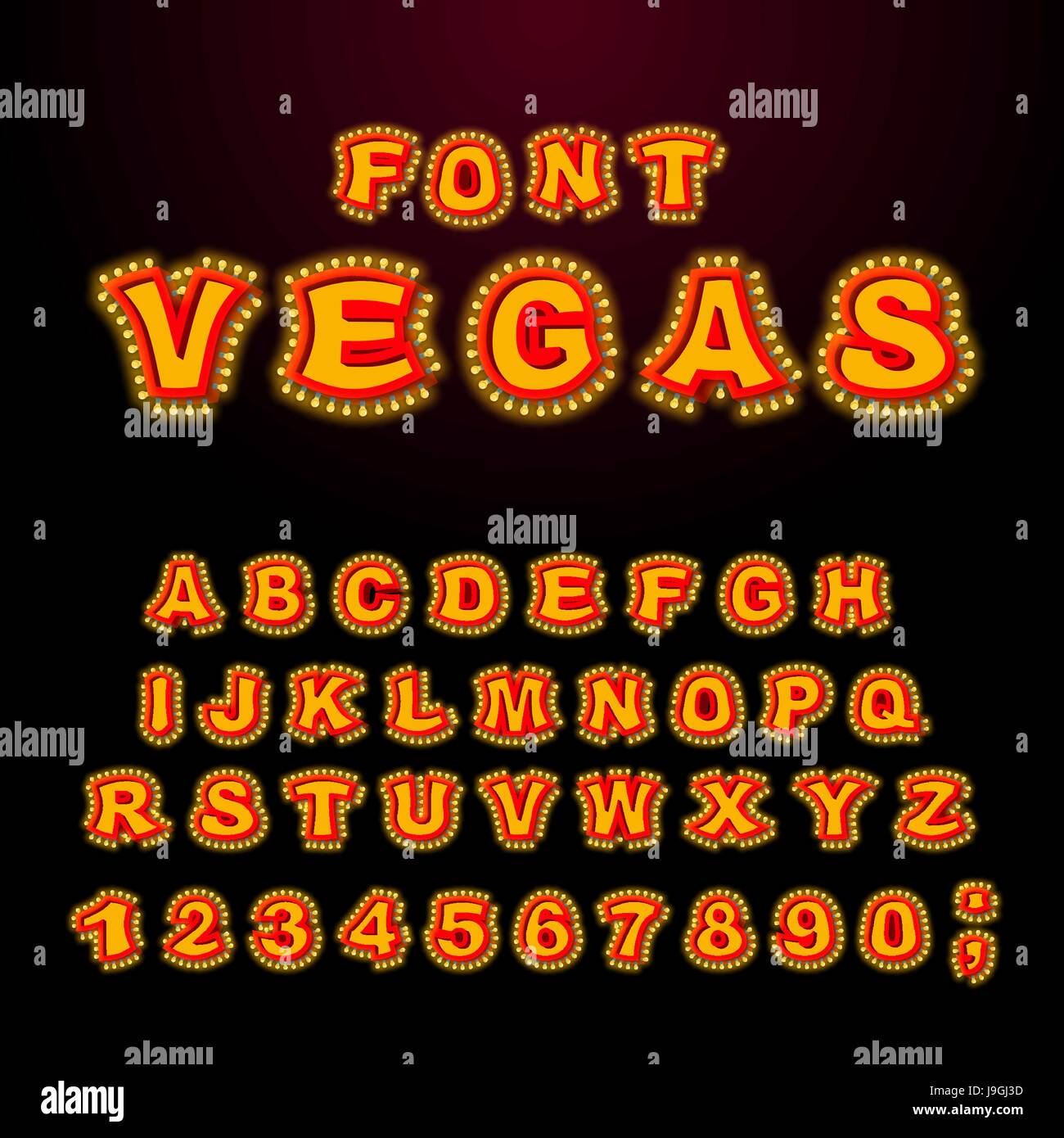 Marquee las vegas Stock Vector Images - Alamy