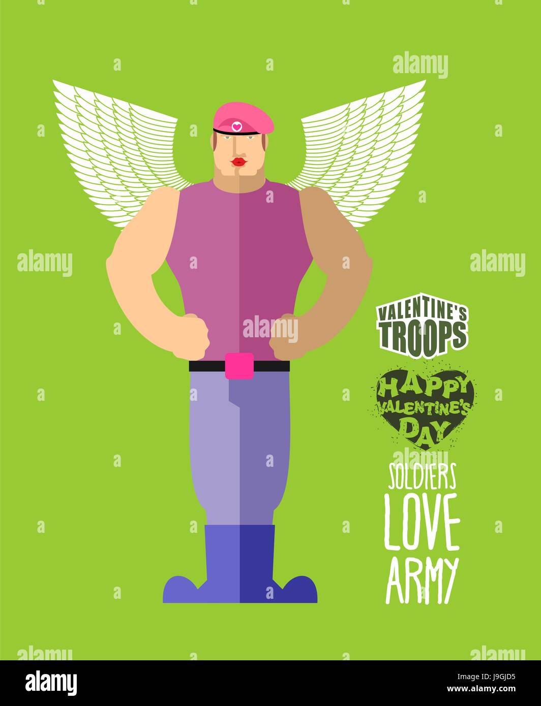 Young male in army Stock Vector Images - Alamy