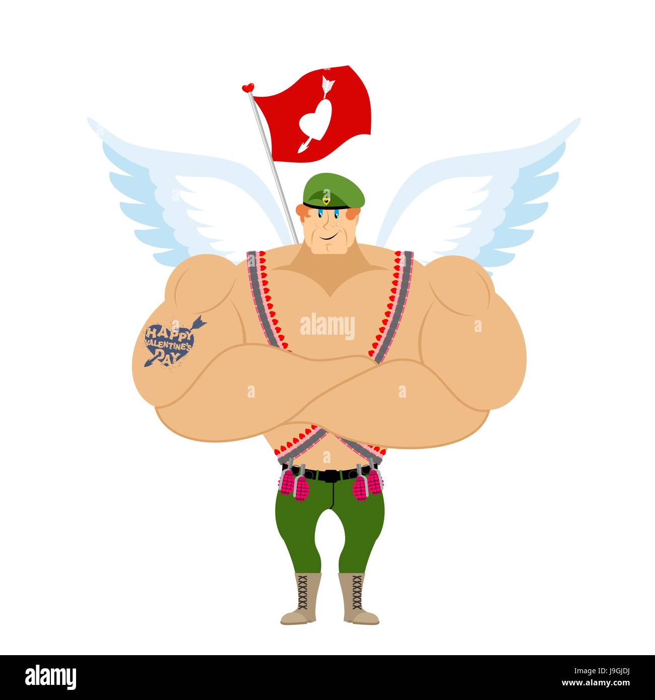 Paintings Of Military Soldier And Angel Wings