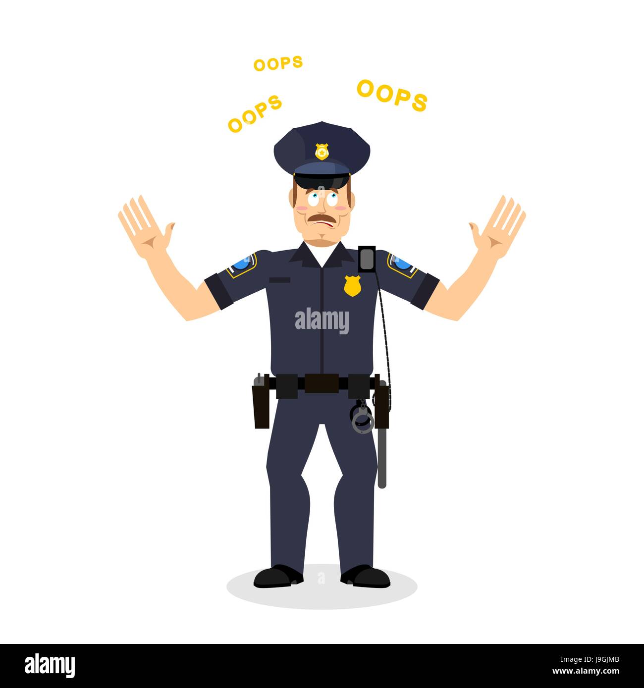 News cop Stock Vector Images - Alamy