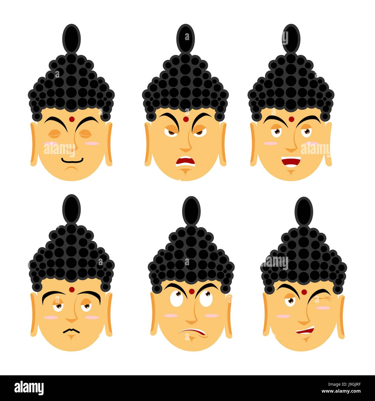 Indian sculpture sad Cut Out Stock Images & Pictures - Alamy
