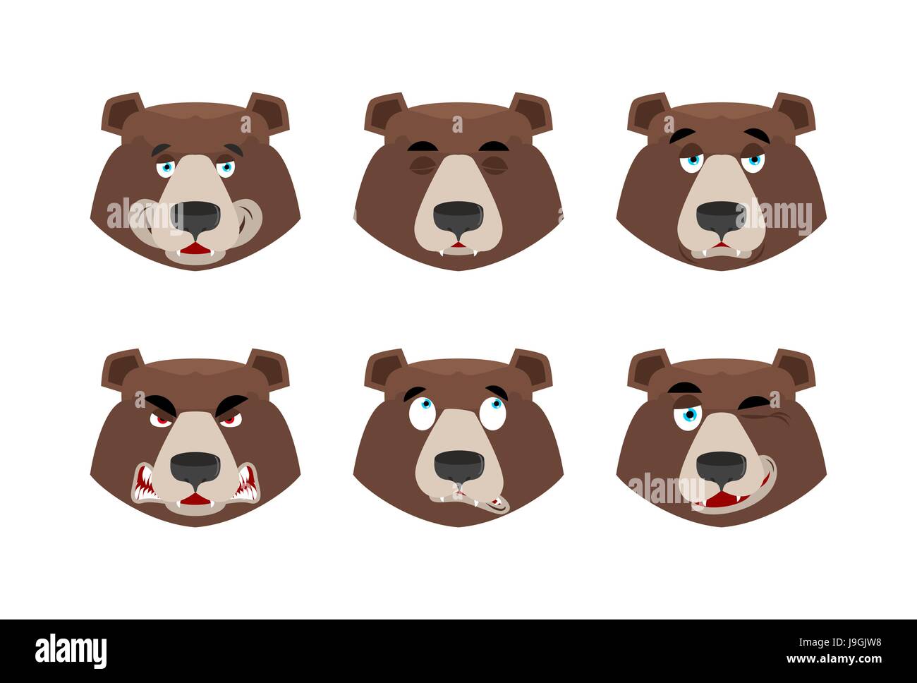 Positive expressions happiness group Stock Vector Images - Alamy