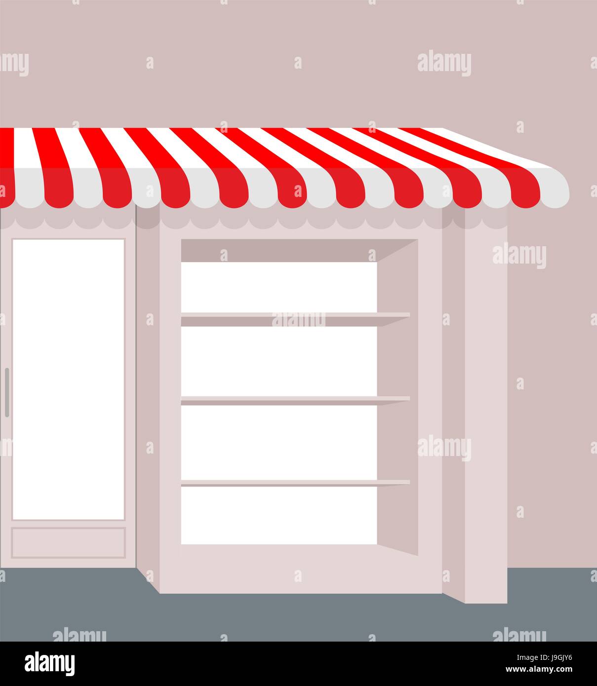 Stripe canopy shop hi-res stock photography and images - Alamy