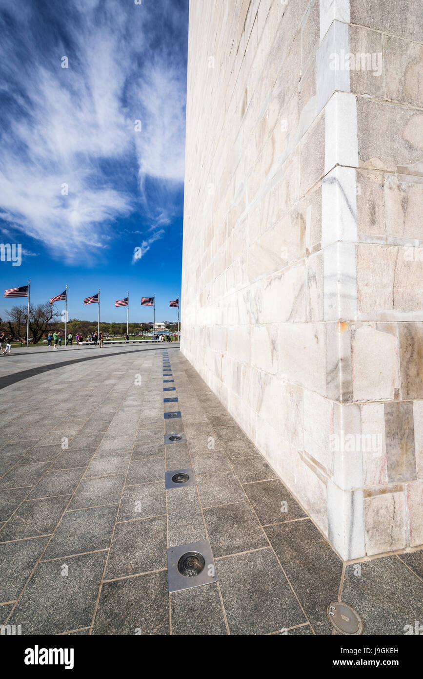 Washington monument corner stone hi-res stock photography and images ...