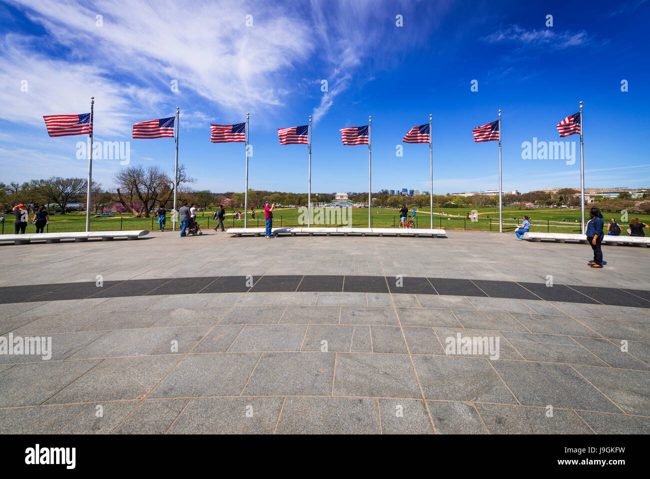 Eastern view from washington monument hi-res stock photography and ...