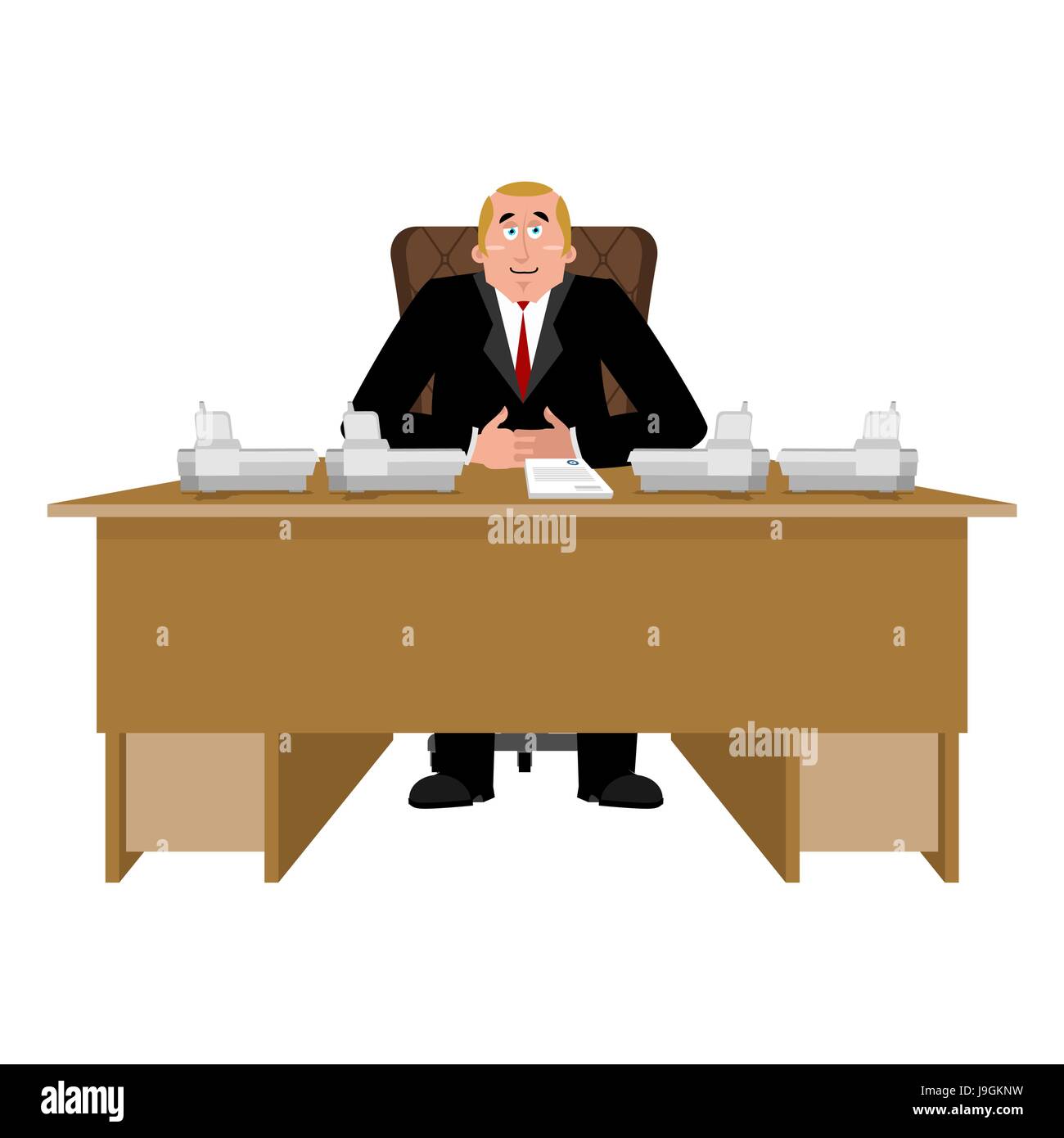 Serious boss ceo in Cut Out Stock Images & Pictures - Alamy
