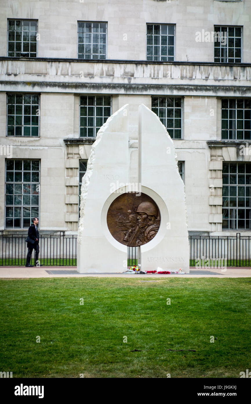 The Iraq And Afghanistan Memorial. War memorial in London for British ...