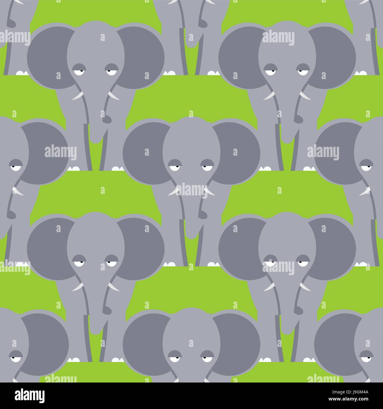 Elephant seamless pattern. African wild beast texture. Animal ...