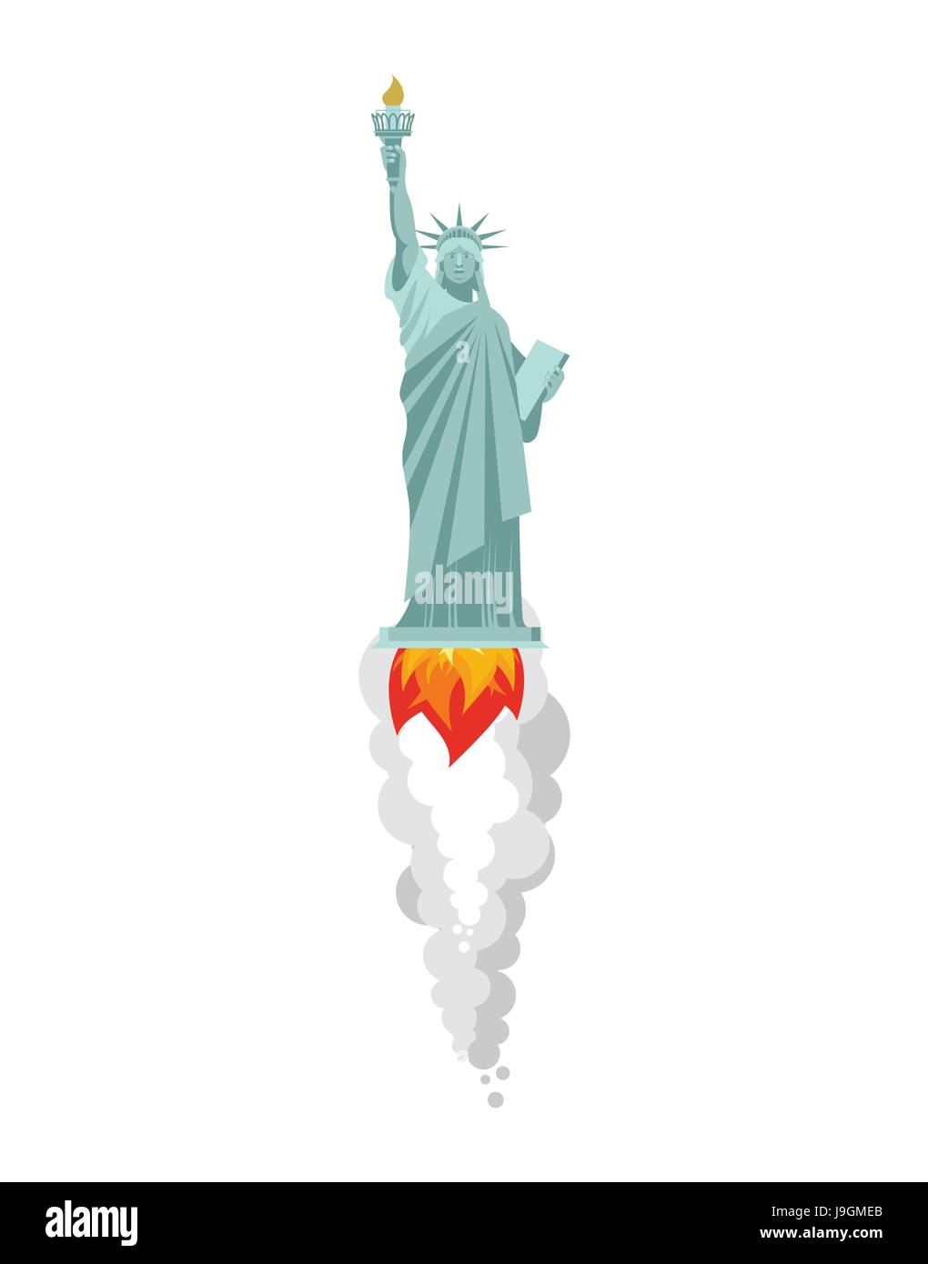 Statue of liberty ship historical Stock Vector Images - Alamy