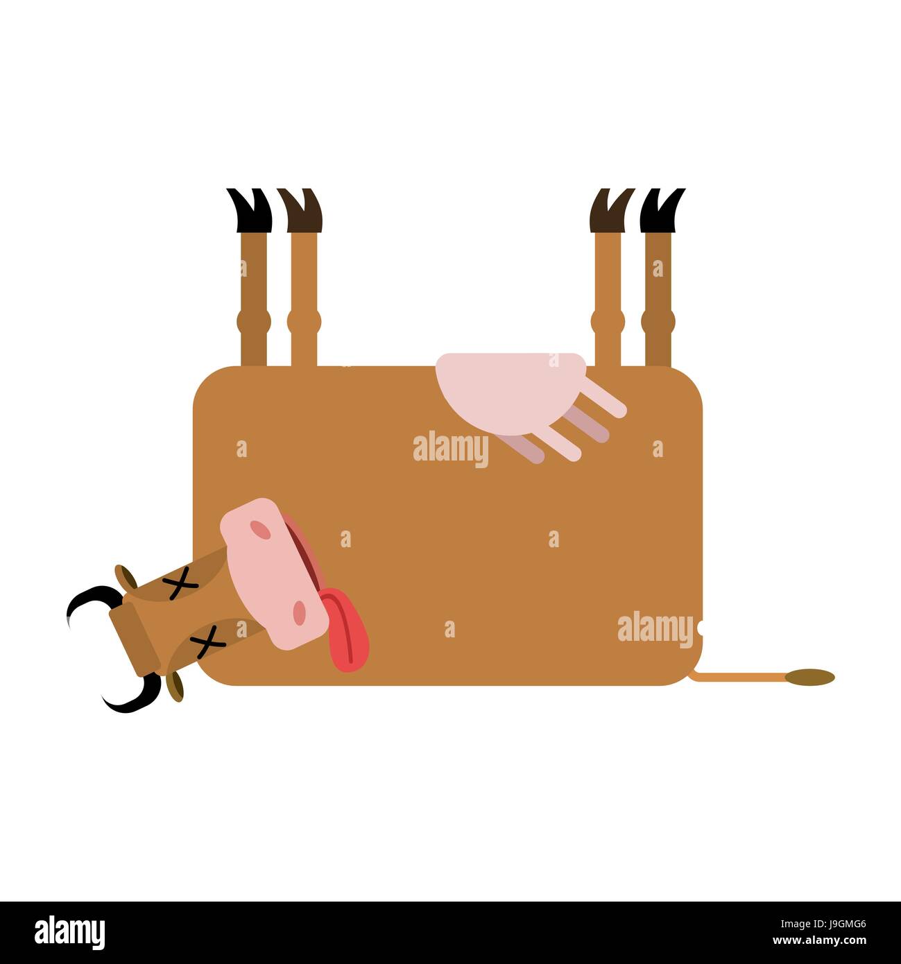 Dead cattle Stock Vector Images - Alamy