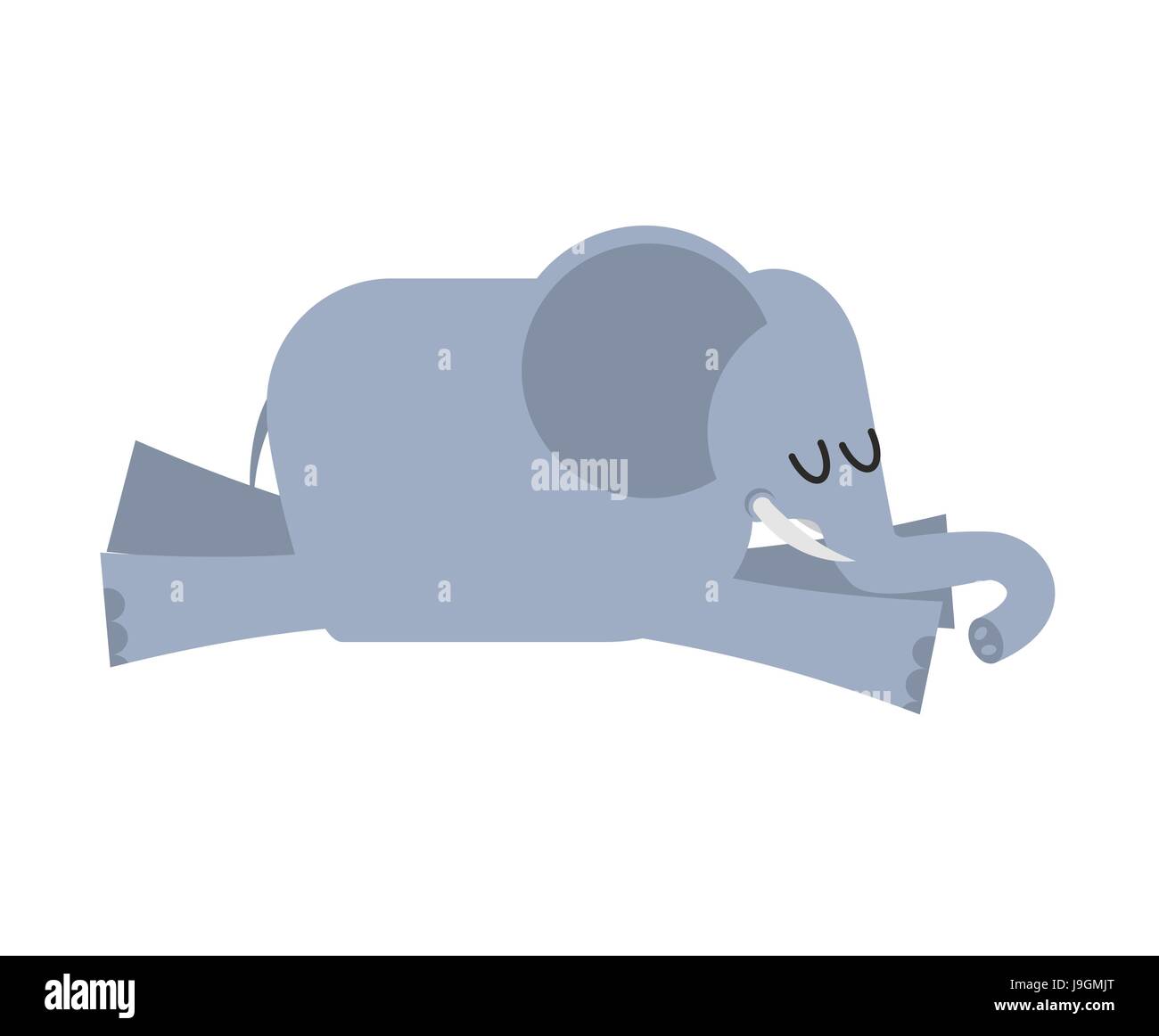 Sleeping elephant zoo hi-res stock photography and images - Alamy