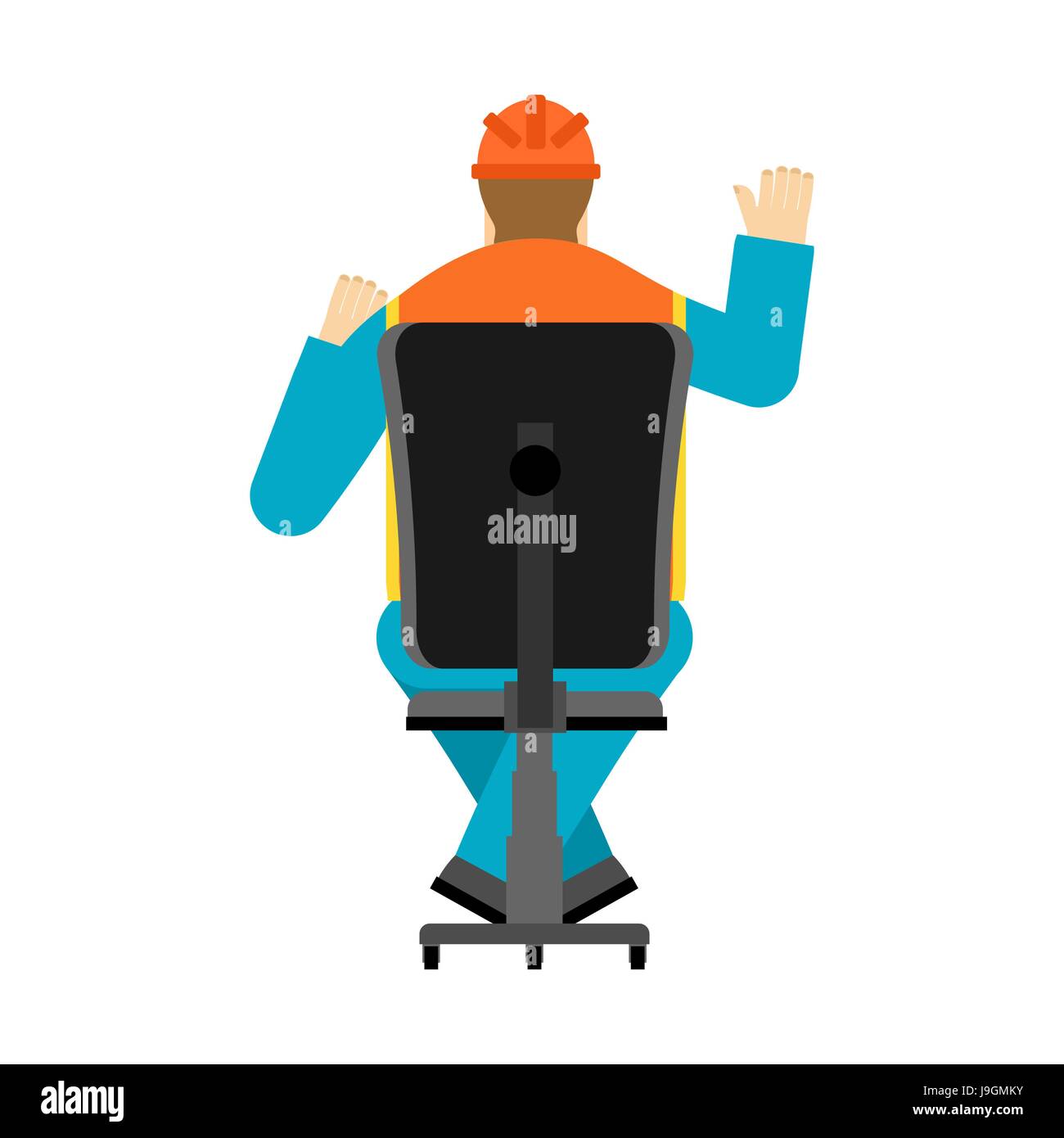 Work on machine in workshop Stock Vector Images - Alamy