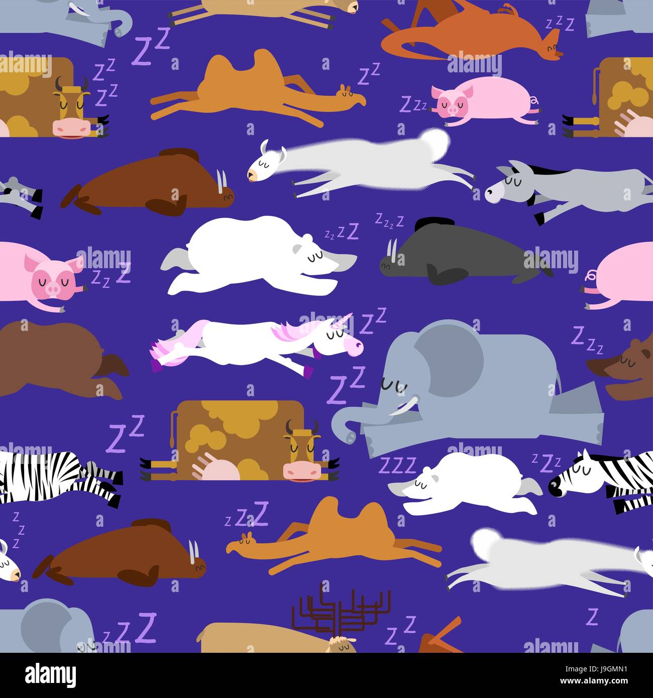 Tired walrus Stock Vector Images - Alamy