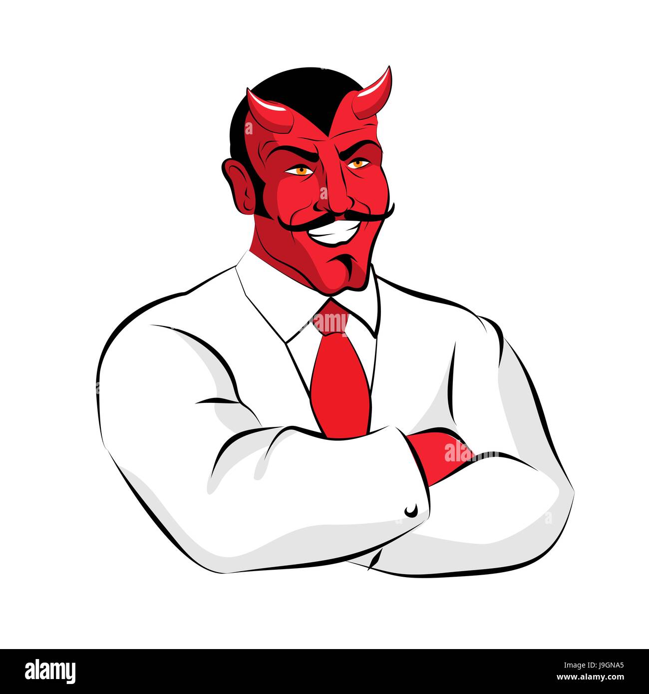 Devil grotesque Stock Vector Images - Alamy
