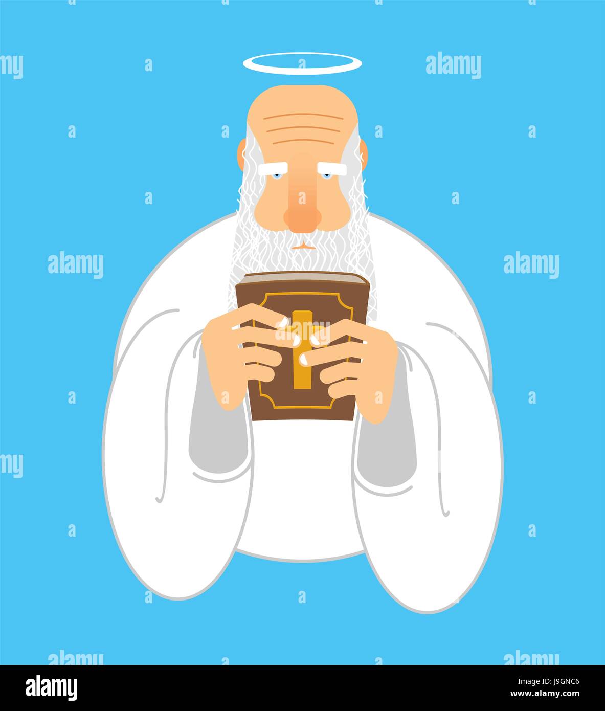 Old man beard book Stock Vector Images - Alamy