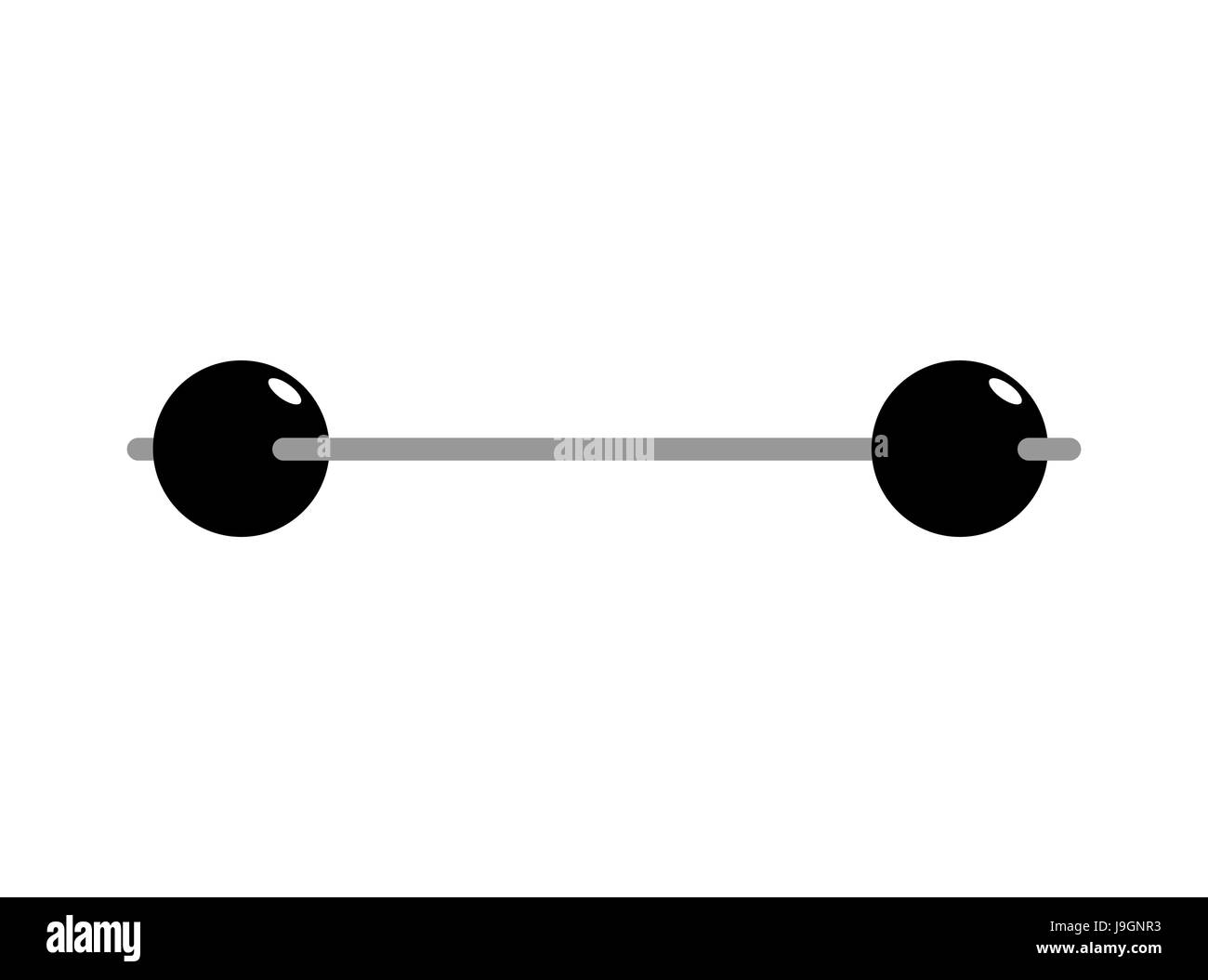 Barbell cartoon Black and White Stock Photos & Images - Alamy