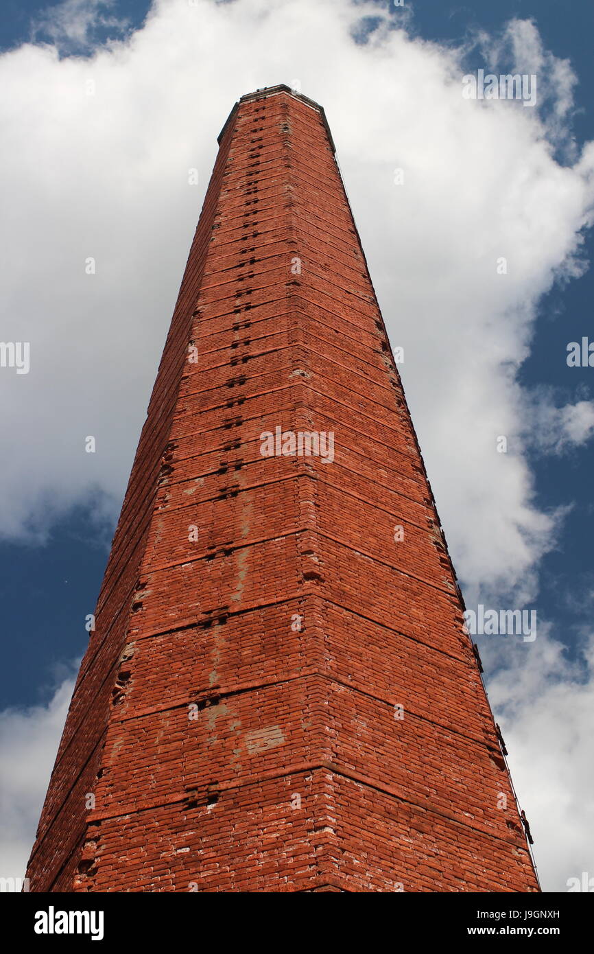 Industrial tall brick chimney against hi-res stock photography and ...