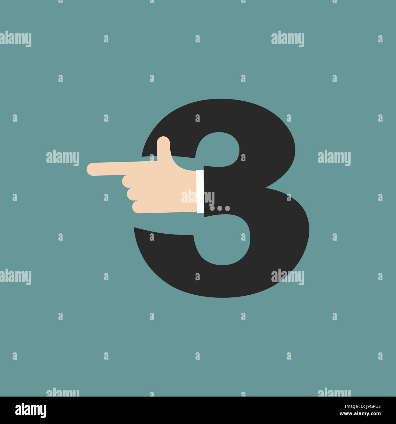 3 letter Stock Vector Images - Alamy