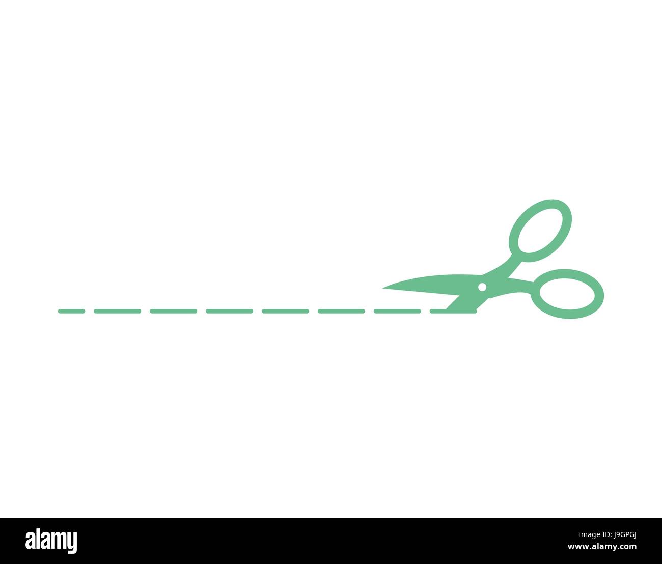 Scissors sign isolated. Symbol cut with shears Stock Vector Image & Art ...