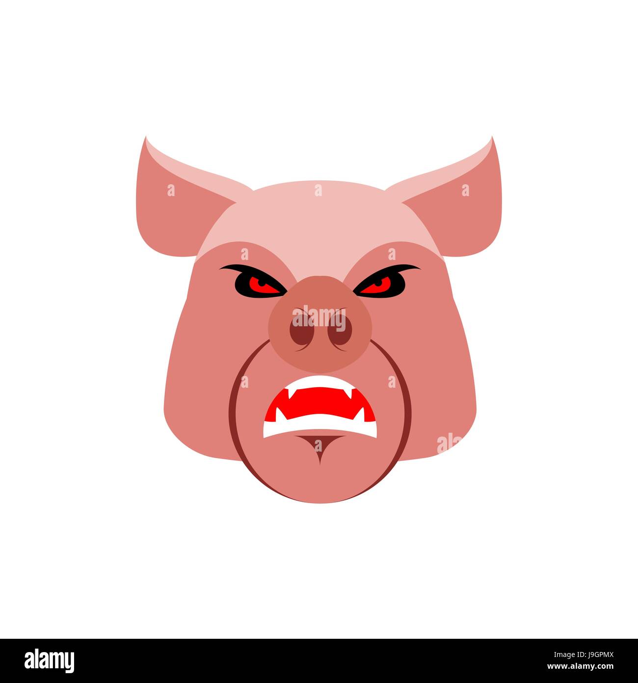 Angry razorback wild pig hog hi-res stock photography and images - Alamy