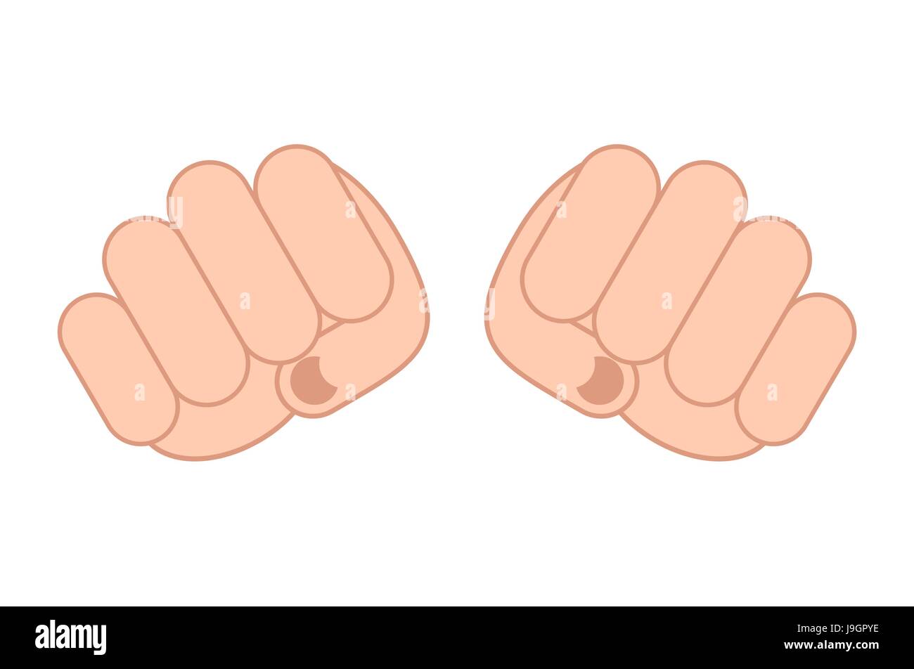 White mans hand Stock Vector Images - Alamy