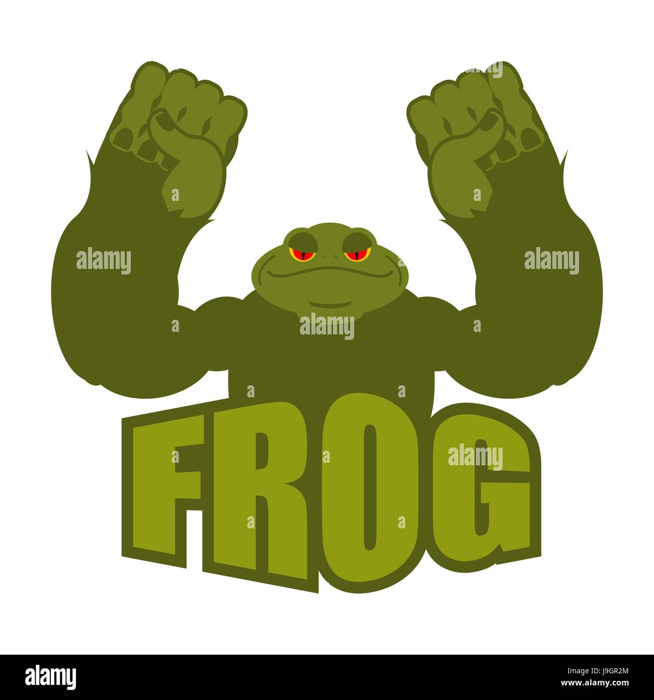 Frog jump exercise Stock Vector Images - Alamy