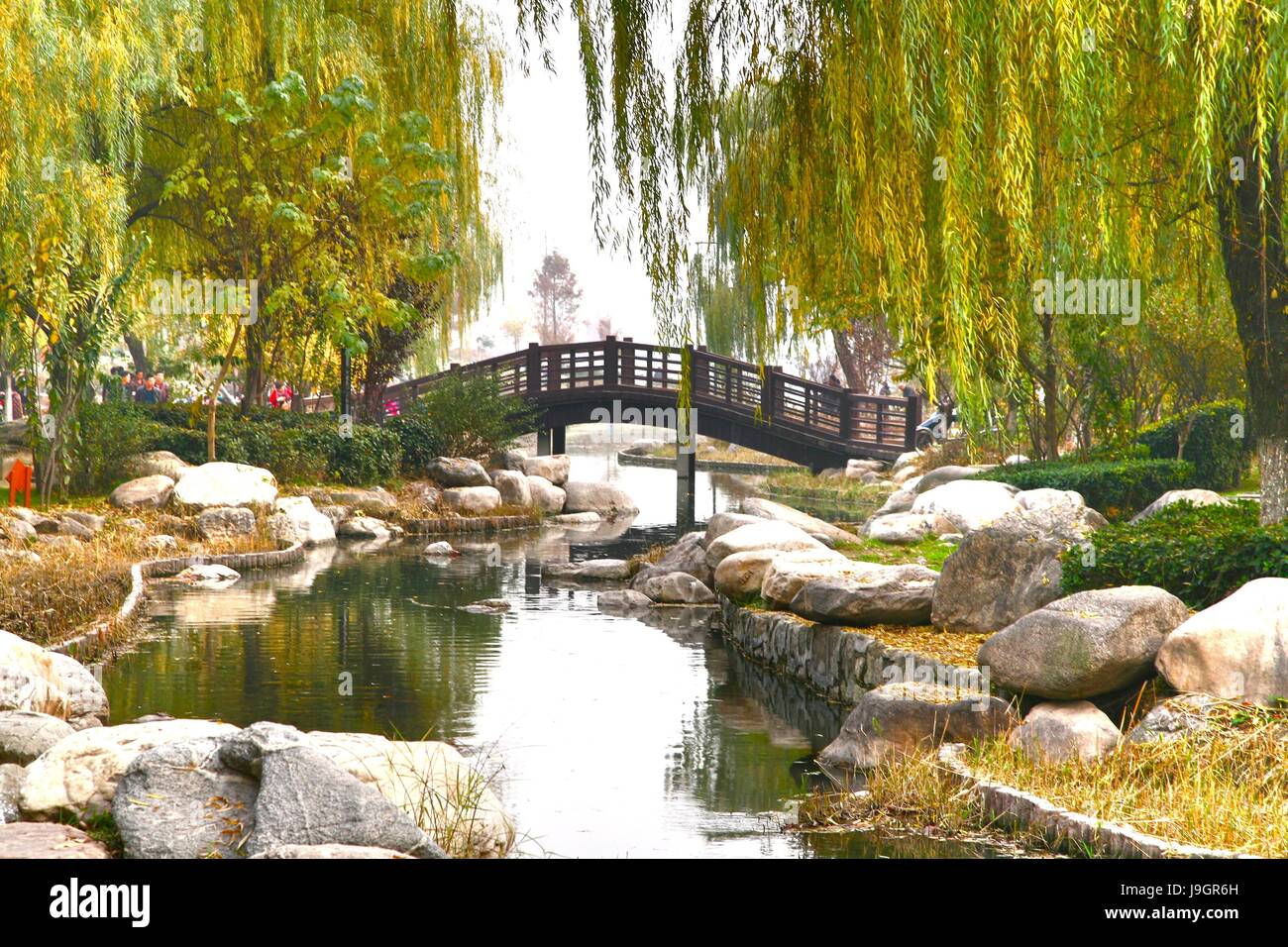 the beautiful autumn in xian city ,china Stock Photo - Alamy