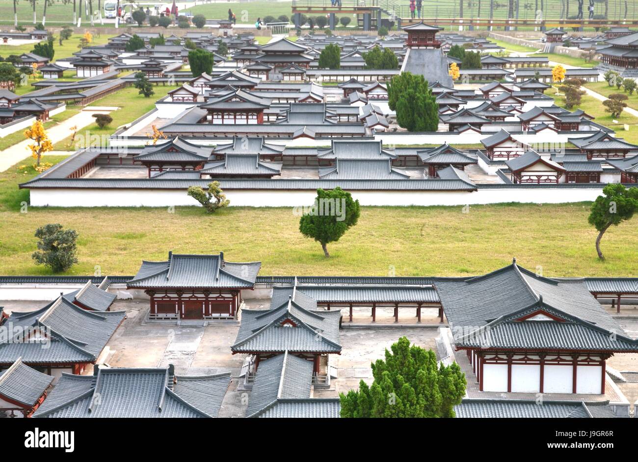 The mini old town in Daming Palace was the imperial palace complex of ...