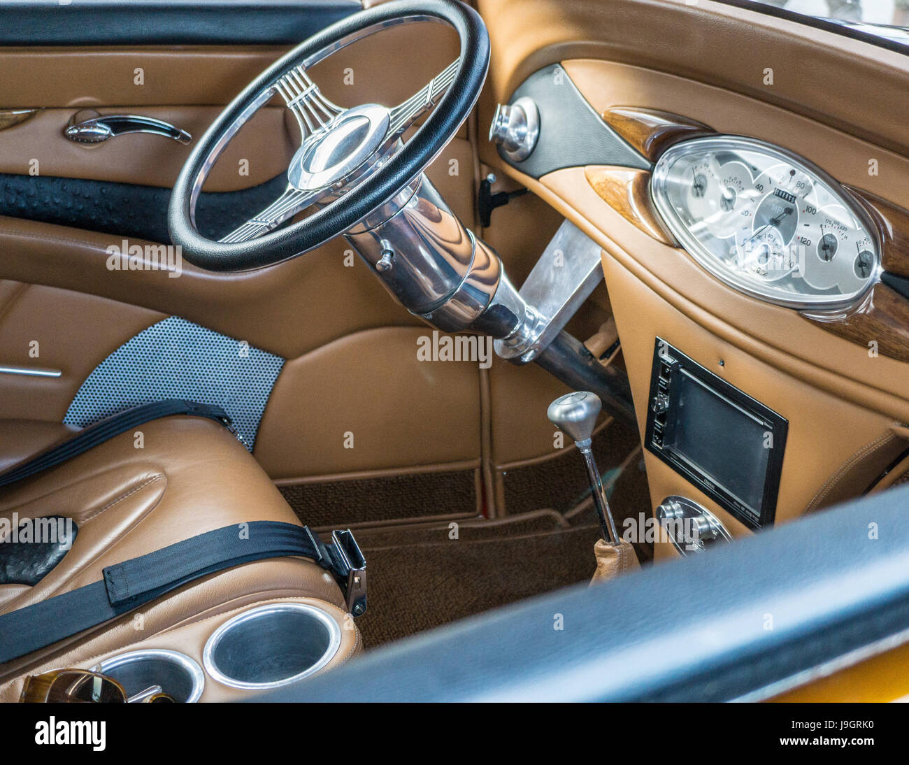 Classic cars at the Kool April Nights auto show in Redding, California ...