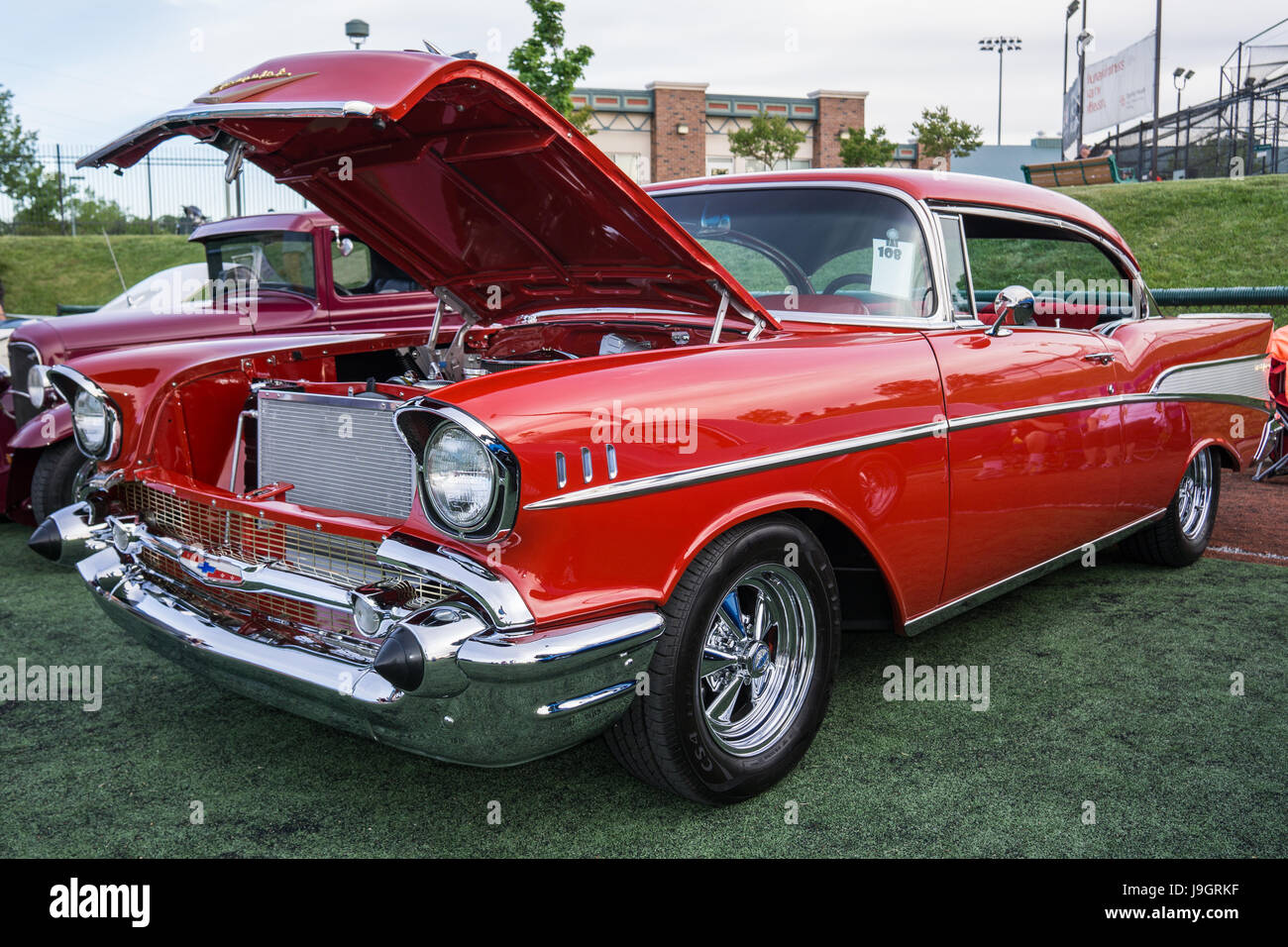 Classic cars at the Kool April Nights auto show in Redding, California ...
