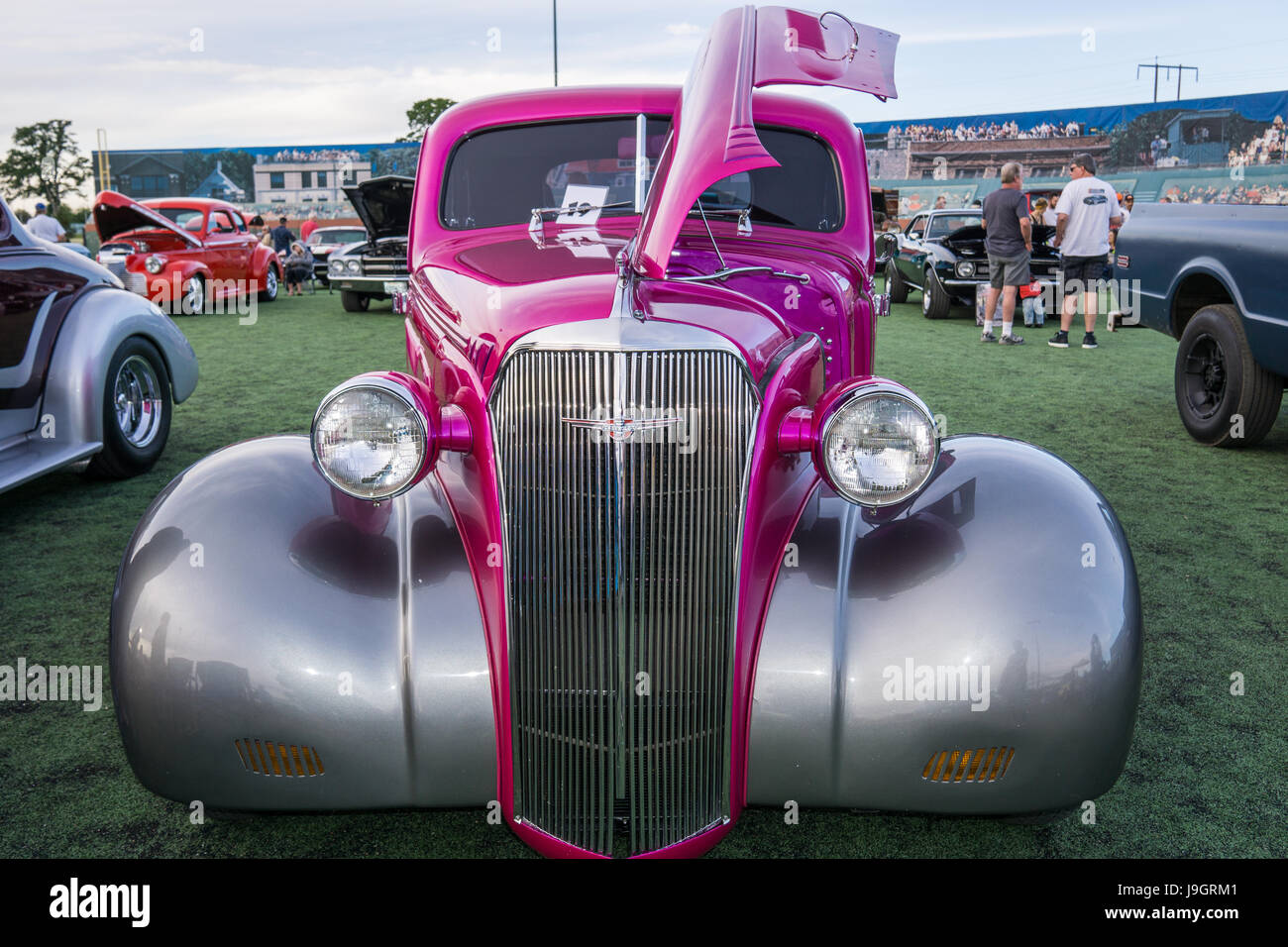 Classic cars at the Kool April Nights auto show in Redding, California ...