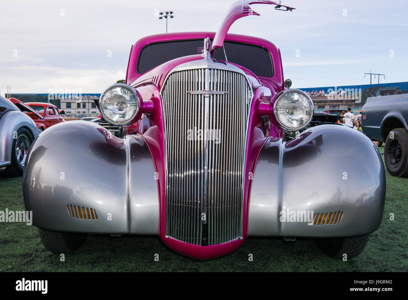 Classic cars at the Kool April Nights auto show in Redding, California ...