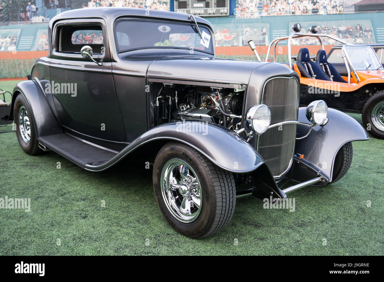 Classic cars at the Kool April Nights auto show in Redding, California ...