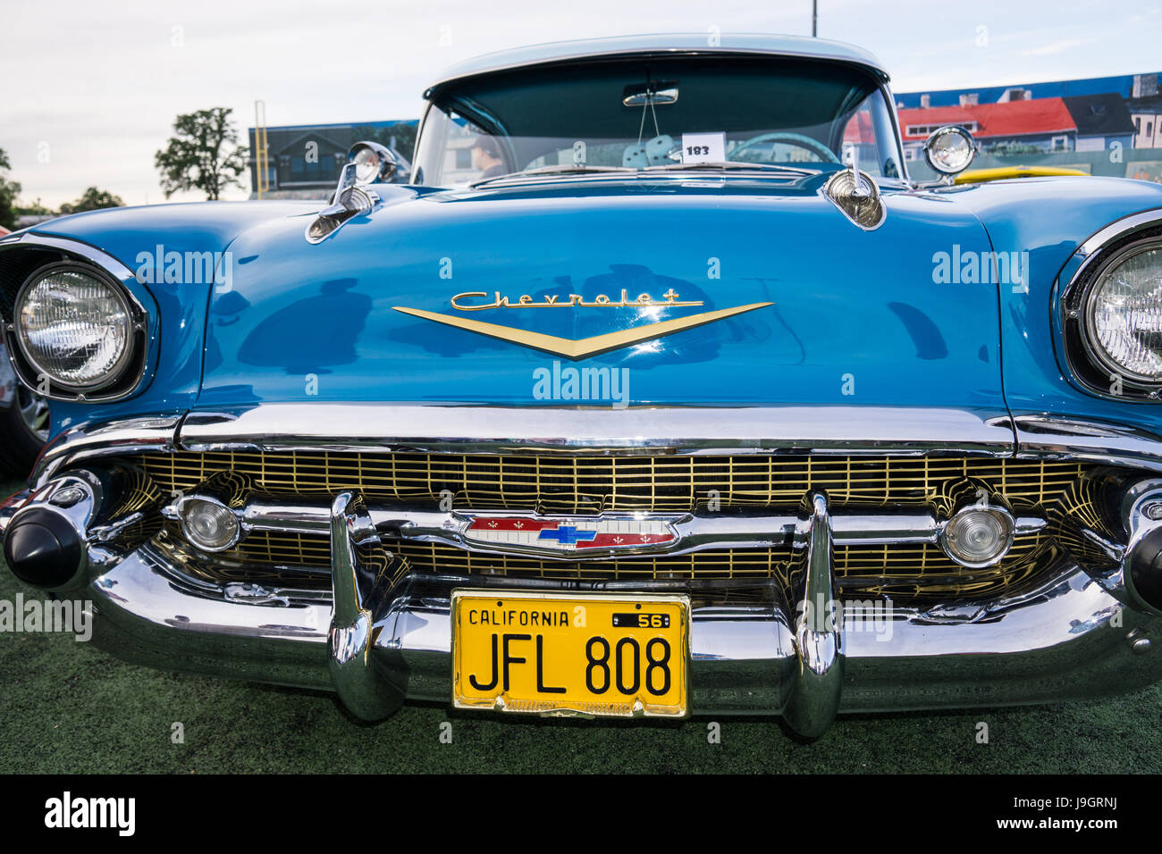 Classic cars at the Kool April Nights auto show in Redding, California ...