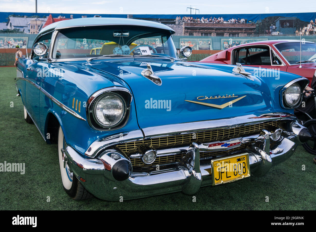 Classic cars at the Kool April Nights auto show in Redding, California ...