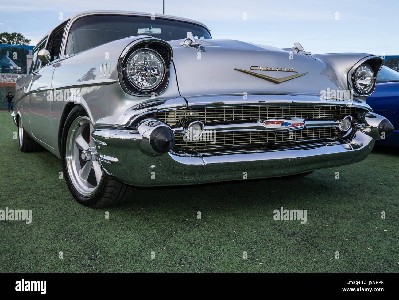 Classic cars at the Kool April Nights auto show in Redding, California ...
