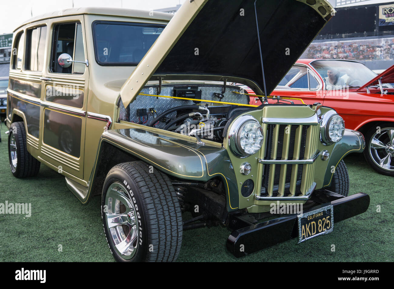 Classic cars at the Kool April Nights auto show in Redding, California ...