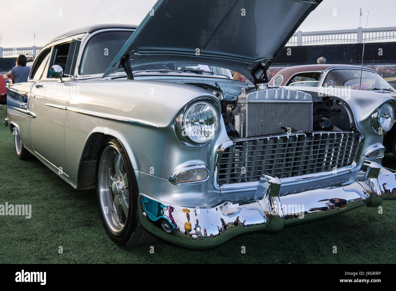 Classic cars at the Kool April Nights auto show in Redding, California ...