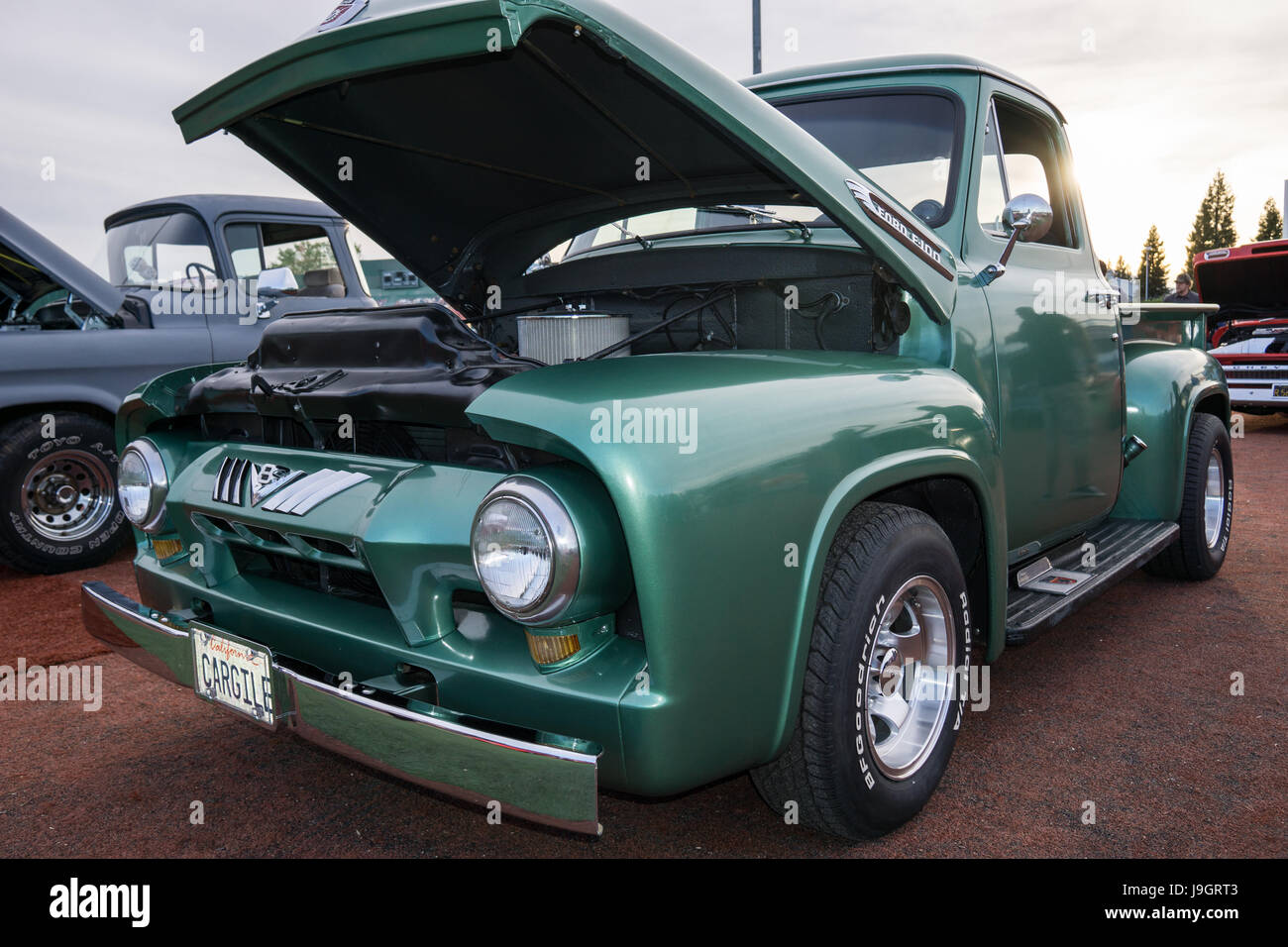 Classic cars at the Kool April Nights auto show in Redding, California ...