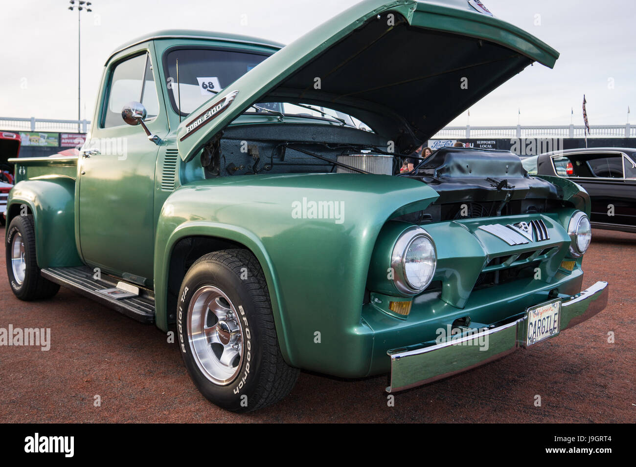 Classic cars at the Kool April Nights auto show in Redding, California ...