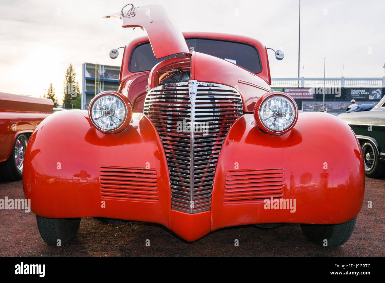 Classic cars at the Kool April Nights auto show in Redding, California ...