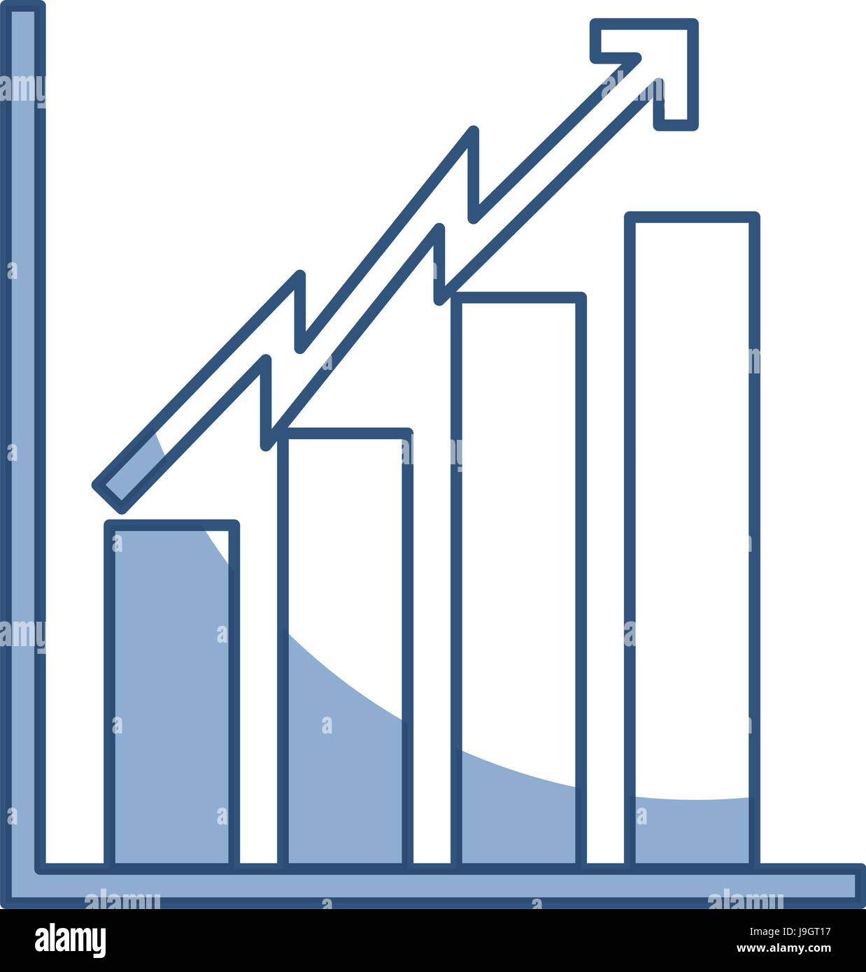 shadow bar chart icon Stock Vector Image & Art - Alamy
