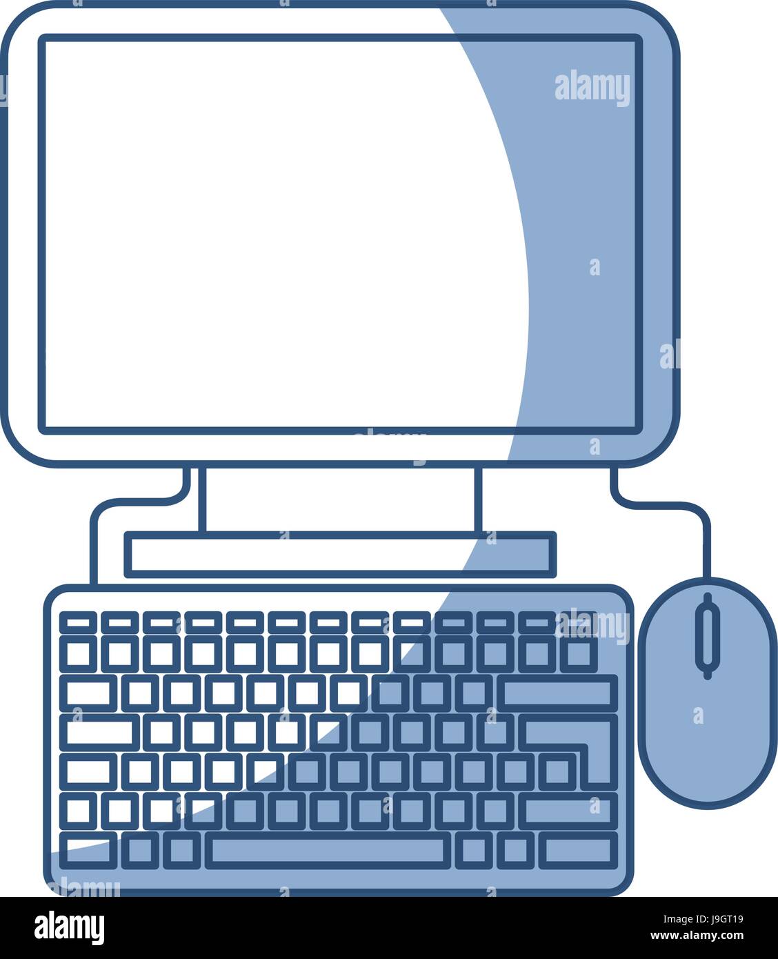 shadow pc cartoon Stock Vector Image & Art - Alamy