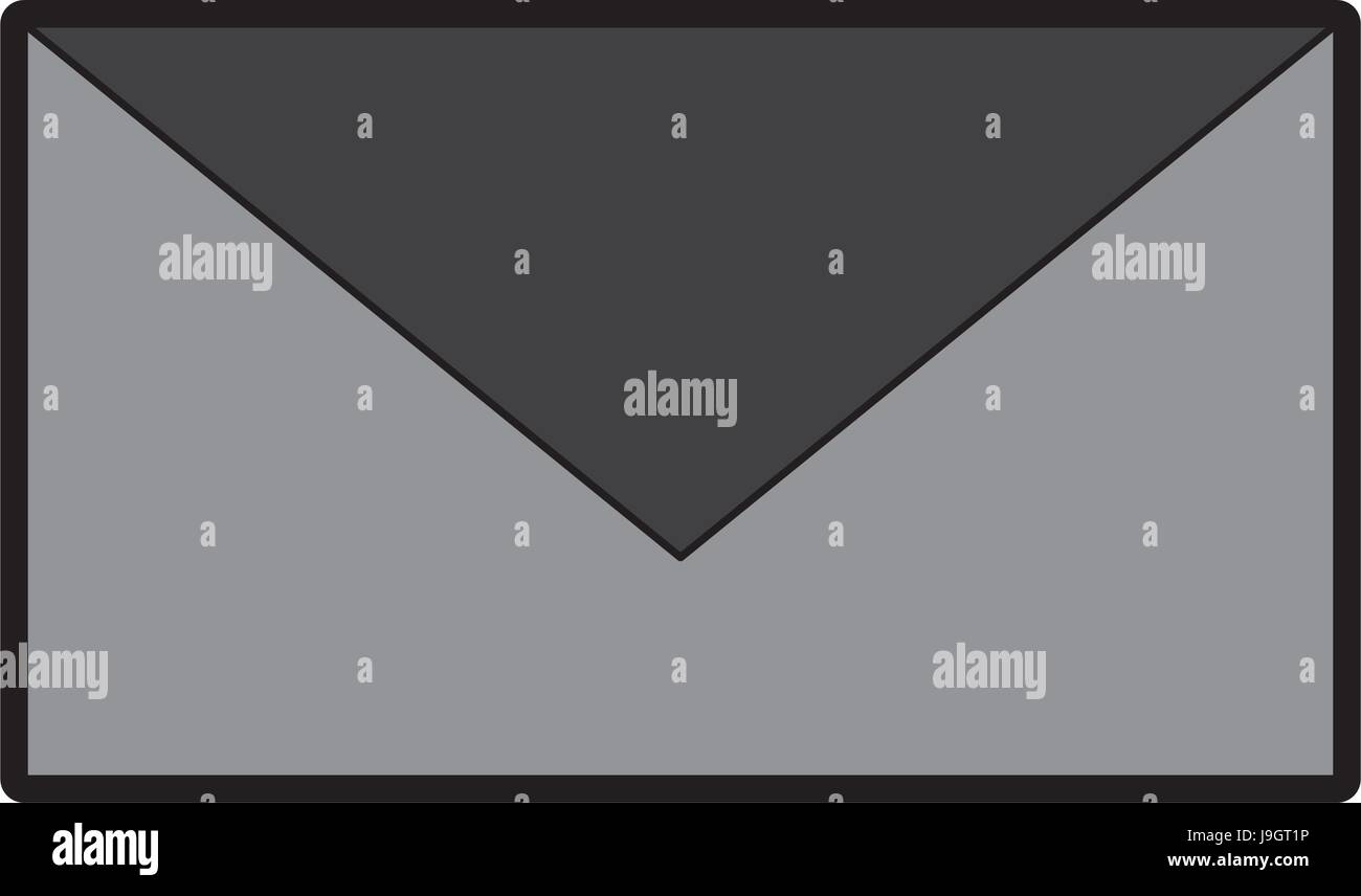 grey envelope cartoon Stock Vector Image & Art - Alamy