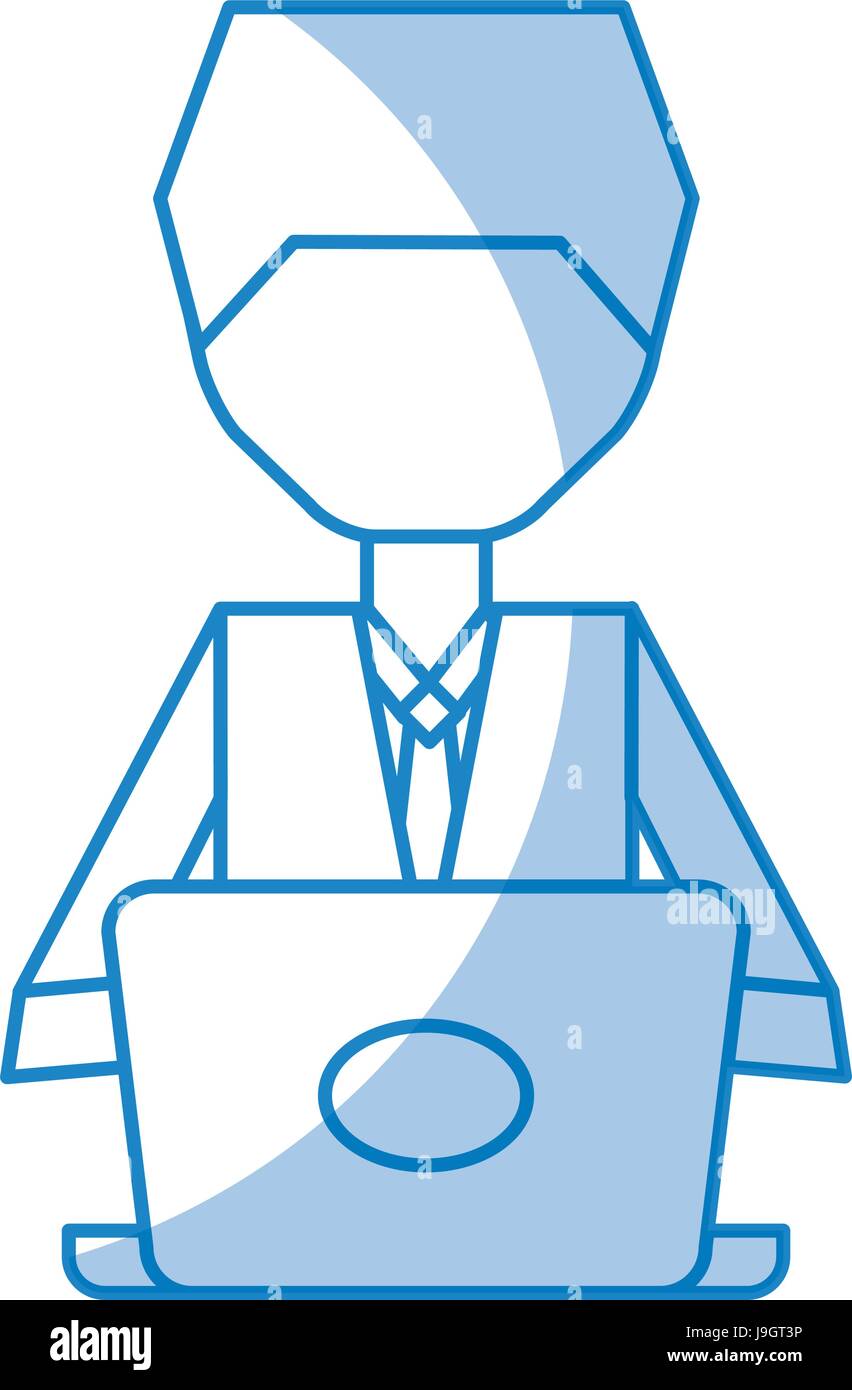 Hacker Computer Shadow Stock Vector Images - Alamy